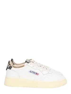 AUTRY Medalist Paneled Lace-up Sneakers - White