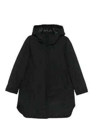 Herno Long-sleeve Hooded Down Jacket - Black