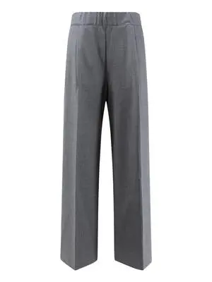 SEMICOUTURE High-waist Flared Trousers - Grey