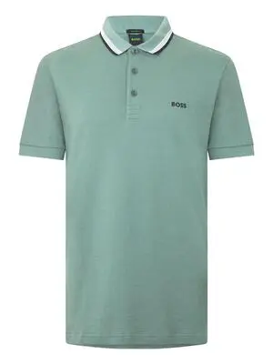 Hugo Boss Solid Color Polo Shirt - Green