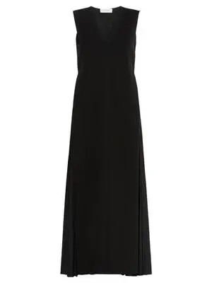 Sportmax Sleeveless Maxi Dress With Pleated Accents - No
