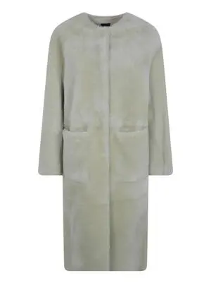 BLANCHA Blancha Long-Sleeved Coat Jade
