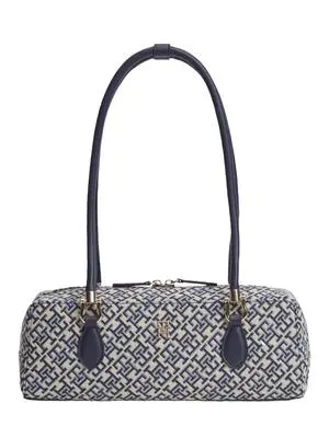 Tommy Hilfiger Printed Shoulder Bag - Gray