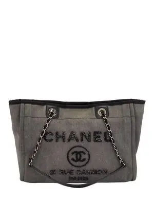 CHANEL Chanel Medium Deauville Tote Bag