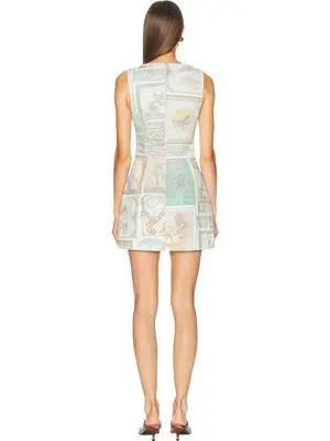 ALEMAIS Andie Denim Mini Dress - Multi