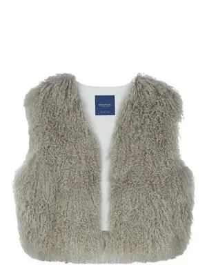 AMANDA THOMPSON COUTURE Colette Gilet In Mongolian Sheepskin