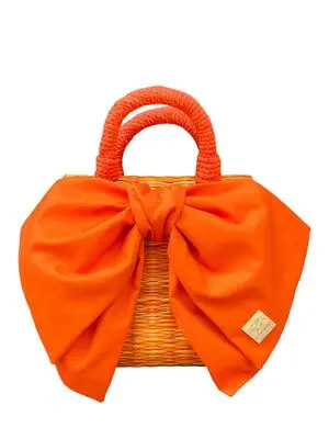RYE LINE Amélia Bow Handbag - Orange
