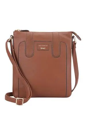 Paul Costelloe Paul Costelloe Marble Crossbody Bag Brown