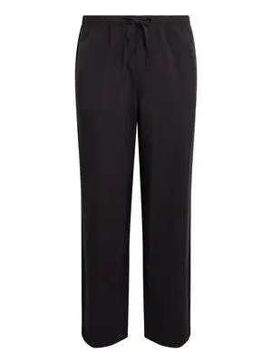FRAME Wool-blend Pleated Trousers - Brown