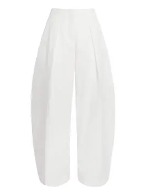 Jacquemus Barrel Ovalo Trousers - White