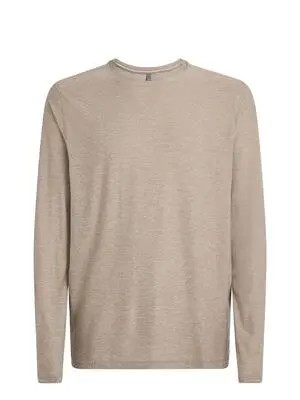 Vuori Strato Tech Long-sleeve T-shirt - Brown