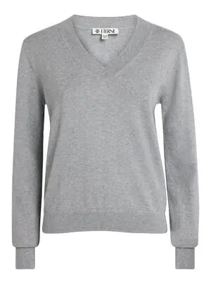Eterne Cotton-cashmere Lennox Sweater - Grey