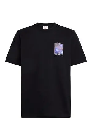 Casablanca Organic Cotton Meduse Sportive T-shirt - Black
