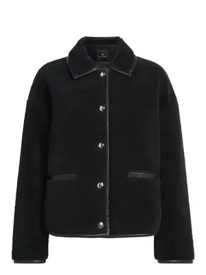 ANINE BING Fleece Camden Jacket - Black