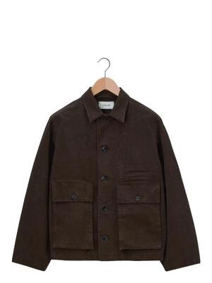 LEMAIRE Unlined Boxy Denim Jacket - Espresso