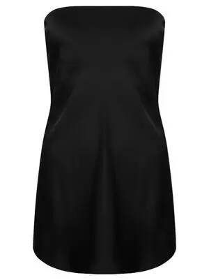 Norma Kamali Strapless Mini Dress - Black