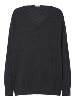 THE ROW The Row Cotton And Cashmere V-Neck Sweater