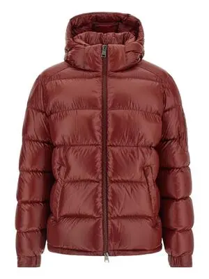 Herno Herno Long-Sleeved Padded Jacket With Hood Red