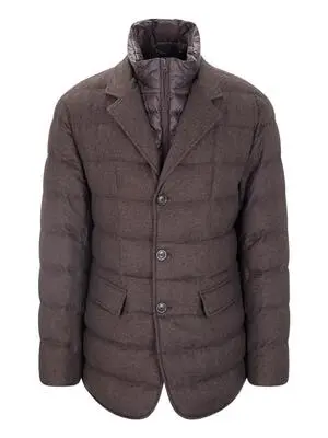 Herno Quilted Long-sleeve Padded Jacket - Black