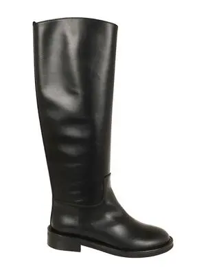 VIA ROMA 15 High Shaft Riding Boots - Black