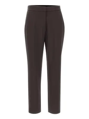 KAOS KAOS Straight-Leg Trousers With Elastic Waistband