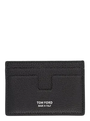 TOM FORD Portacarte "t Line" Con Logo - Black