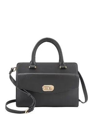 Paul Costelloe Eliza Leather Crossbody Bag - Black