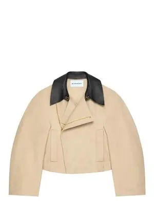 Givenchy Givenchy Black Jacket With Contrasting Collar Beige