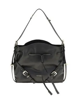 Givenchy Buckled Shoulder Bag - Black