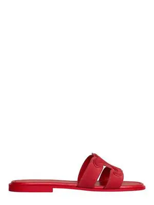 Celine Flat Heeled Sandals - Red