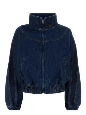 Givenchy Denim Bomber Jacket - Blue