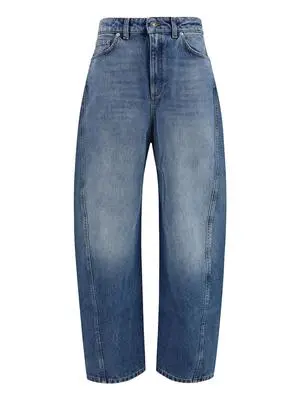 Givenchy Givenchy Wide Leg Jeans Gnawed Blue