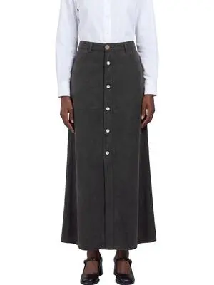 PINKO Pinko A-Line Midi Skirt With Button Detail
