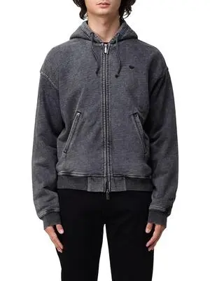 Emporio Armani Zip-up Hoodie - Grey