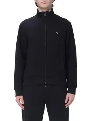Emporio Armani Zip Up Sweatshirt - Black