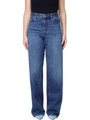 VICTORIA BECKHAM Victoria Victoria Beckham High-Waisted Wide-Leg Jeans In Cotton Denim