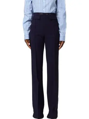 Elisabetta Franchi ELISABETTA FRANCHI High-Waisted Trousers Blue