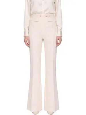 Elisabetta Franchi ELISABETTA FRANCHI High-Waisted Trousers Butter