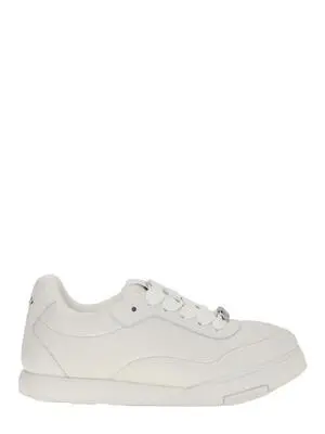 Givenchy Lace-up Leather Sneakers - White