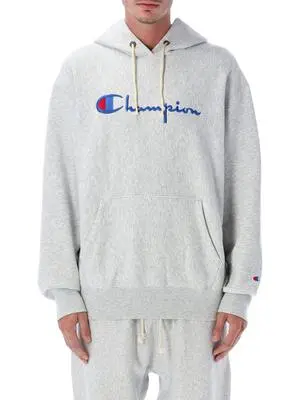 Champion Champion Embroidered Logo Hoodie Grey