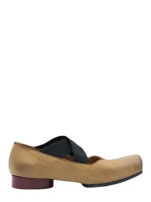 UMA WANG Leather Flats - Mustard