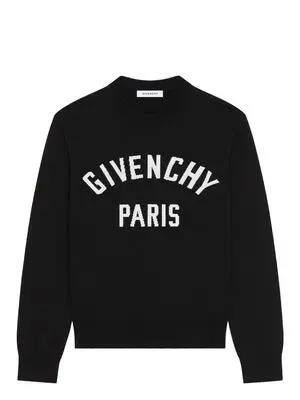 Givenchy Paris Knit Sweater - Black