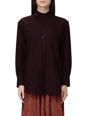 Victoria Beckham Relaxed Fit Wool Shirt - Red