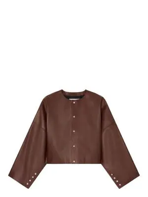 Celine Buttoned Jacket - Brown