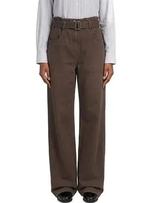 BRUNELLO CUCINELLI Brunello Cucinelli High-Waisted Wide-Leg Jeans With Monili Embellishment