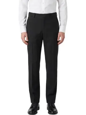 JIL SANDER Slim-fit Gabardine Tailored Trousers - Black