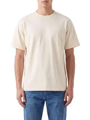 THE ROW Short-sleeved Cotton T-shirt With Crew Neck And Dropped Shoulders