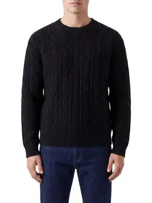 THE ROW Crewneck Pure Cashmere Jumper With Ribbed Trims