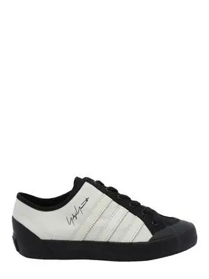Y3 Y3 Canvas And Leather Sneakers