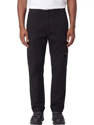 C.P. COMPANY Straight-leg Stretch-cotton Cargo Trousers - Black